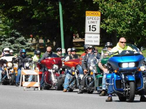 Bikers rally to support veterans – Times News Online