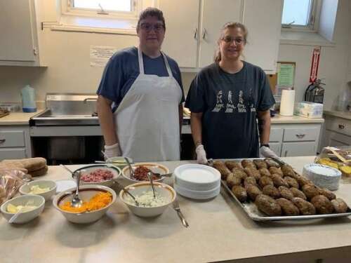 Enjoying a baked potato lunch at St. Paul’s UCC – Lehigh Valley Press