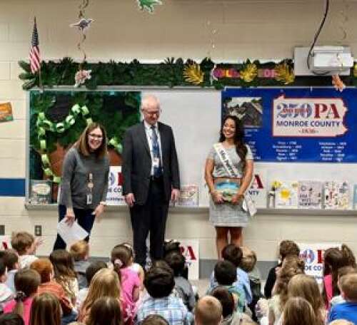 Miss Pennsylvania visits Pleasant Valley Elementary – Times News Online