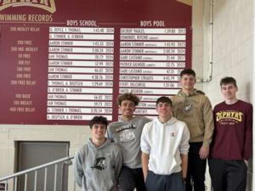 New swim record board debuts – Lehigh Valley Press