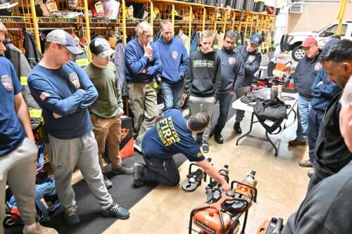 Western Salisbury firefighters review fire and rescue tools – Lehigh ...