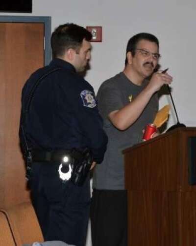 Matthew Schutter escorted from county meeting – Lehigh Valley Press