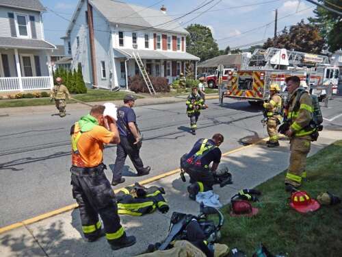 Emmaus house fire draws firefighters from neighboring communities ...