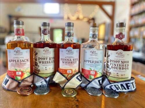 Eight Oaks Farm Distillery takes home gold for rye whiskey – Times News ...