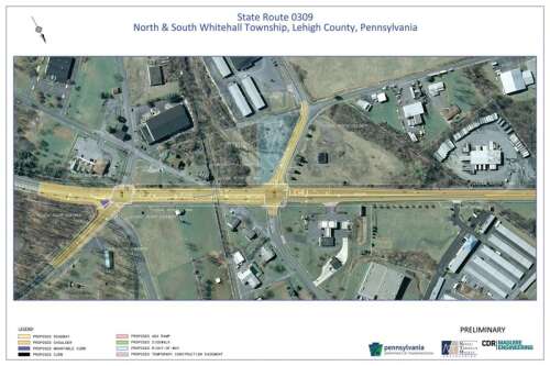 PennDOT announces 2-year project to improve Rt. 309 Plans on display ...