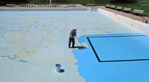 Volunteers gather to paint Palmerton pool – Times News Online