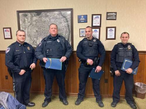 Officers honored for service to borough – Lehigh Valley Press
