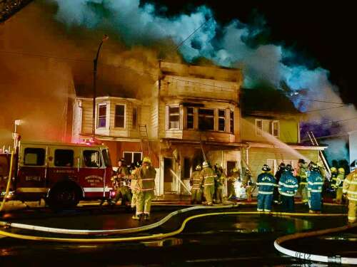 Lansford 3-alarm fire – Times News Online