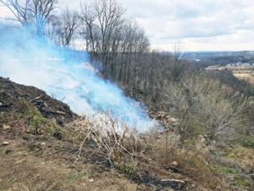 Mulch fire continues to burn in Lehigh Twp. – Times News Online