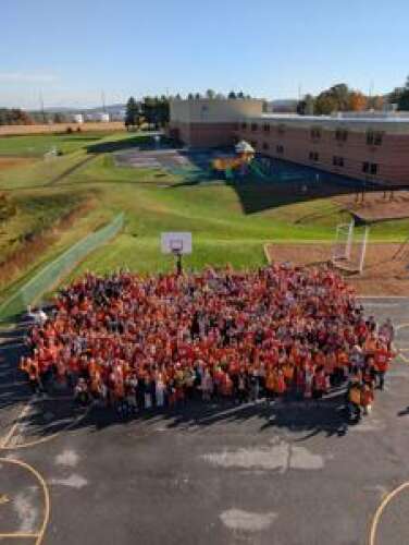 Shoemaker Elementary School students and staff mark Unity Day Oct. 22 ...