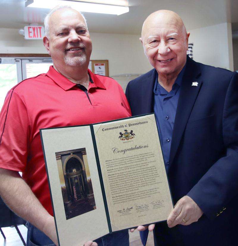 Kozen honored for years of service to parks – Times News Online