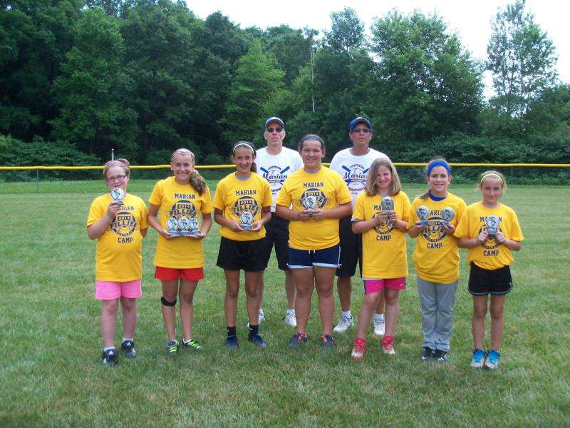 Marian Fillies Softball Camp awards – Times News Online